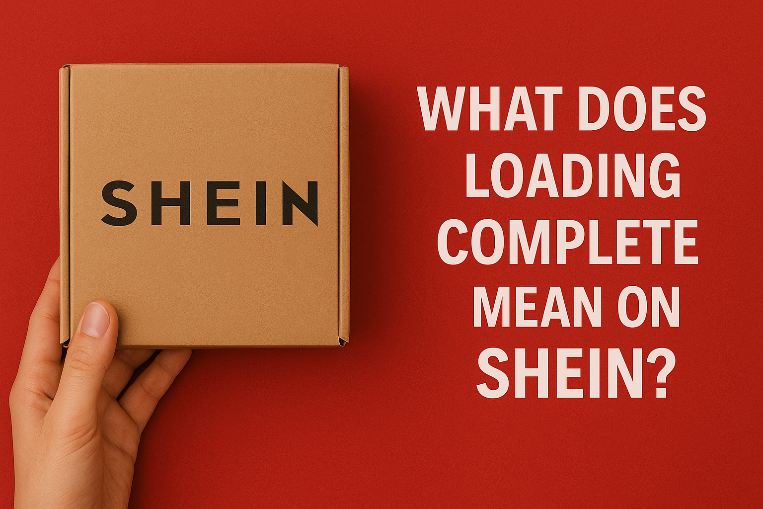 What Does Loading Complete Mean on Shein?